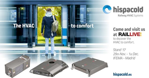 Hispacold, presente en Rail Live 2021